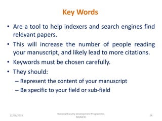 Study title, abstract, key words | PPTX
