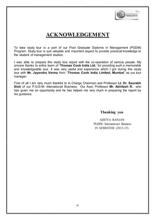 Study tour report | DOCX