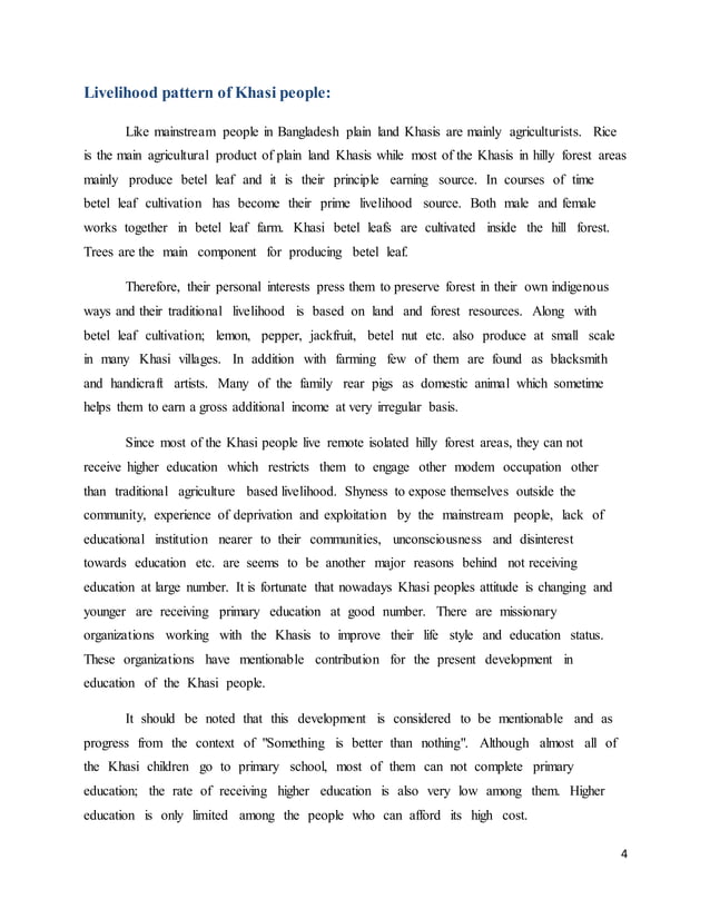 Livelihood pattern of ethnic community in Sylhet, Bangladesh | DOCX