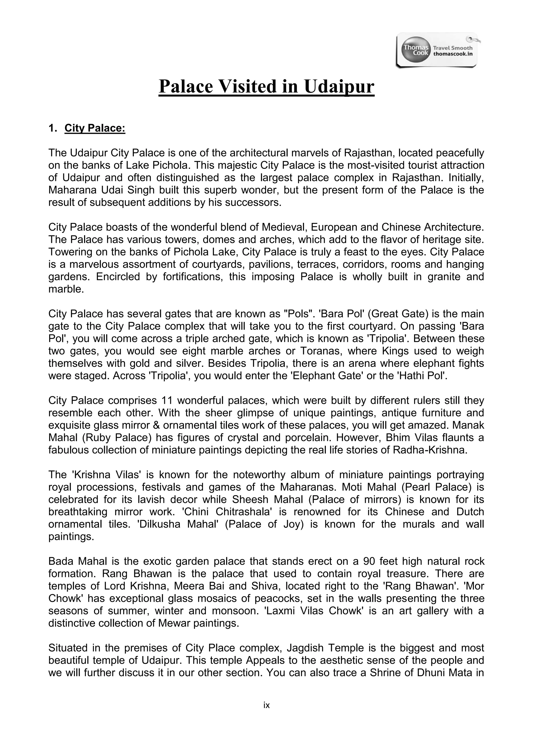 Study tour report_rajasthan | PDF