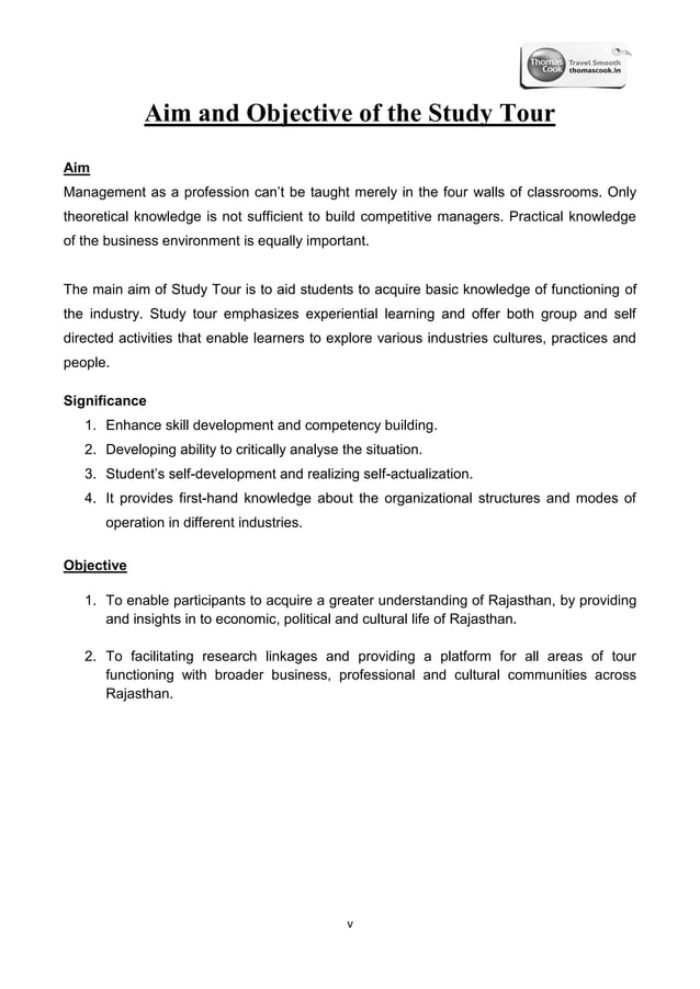 Study tour report_rajasthan | PDF