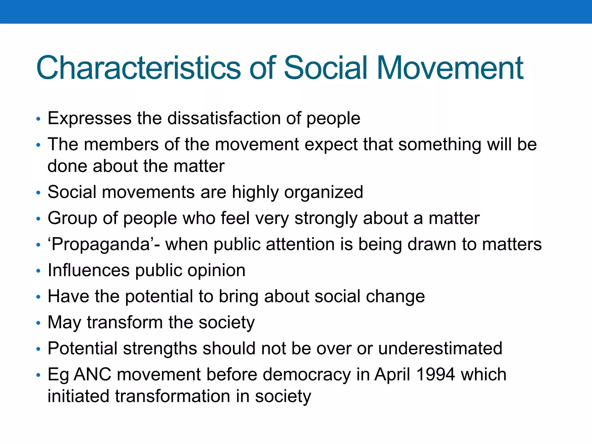 social movement | PPTX