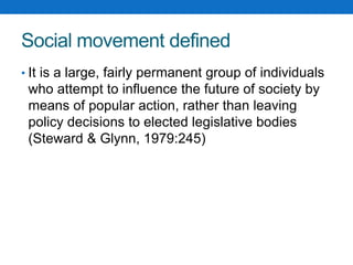 social movement | PPTX