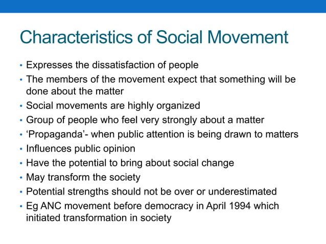 social movement | PPT