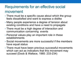 social movement | PPTX