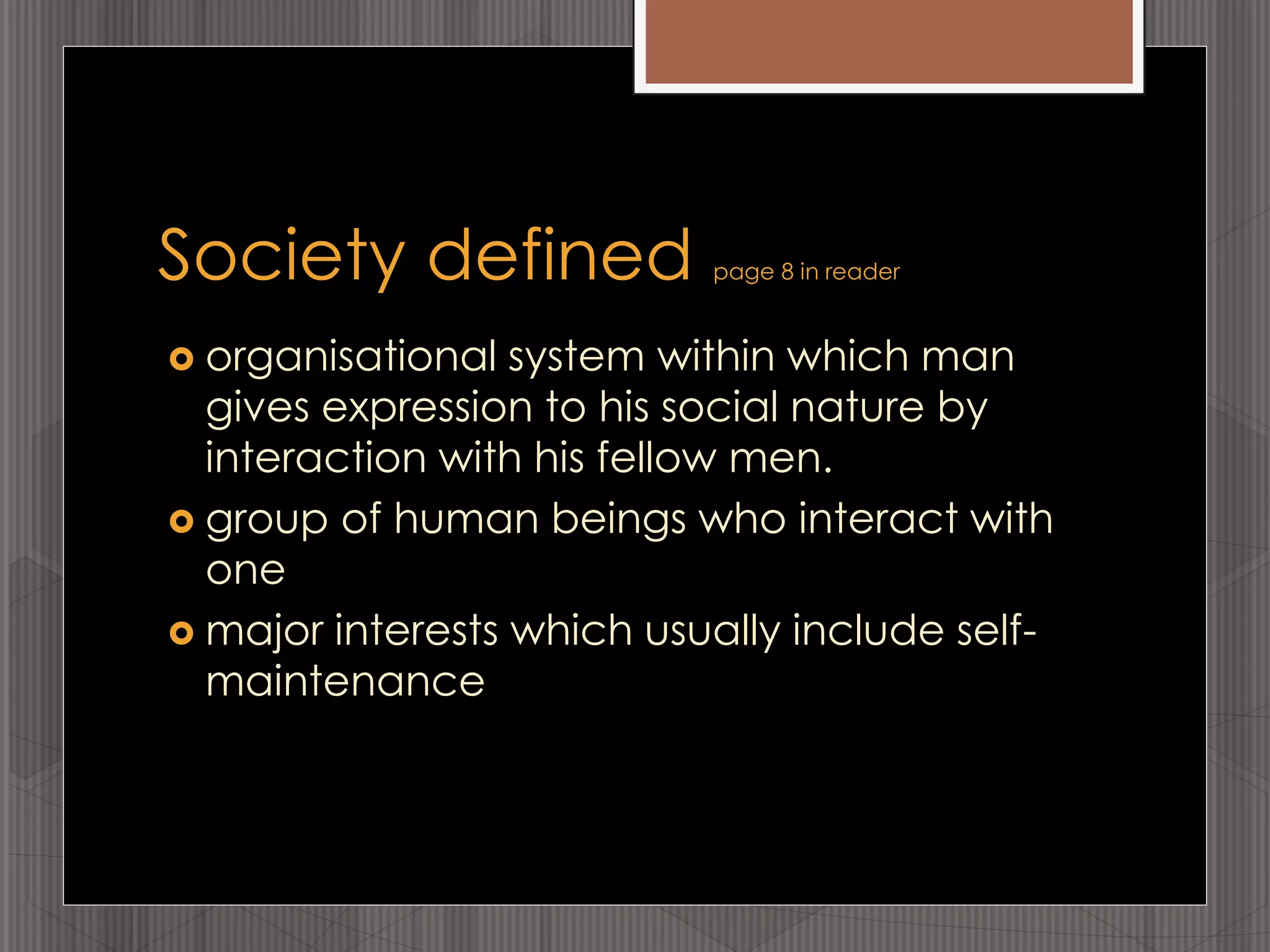 Study unit 2 sociological concepts | PPTX