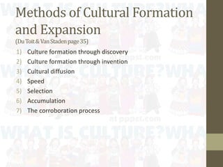 Study unit 3 culture | PPTX