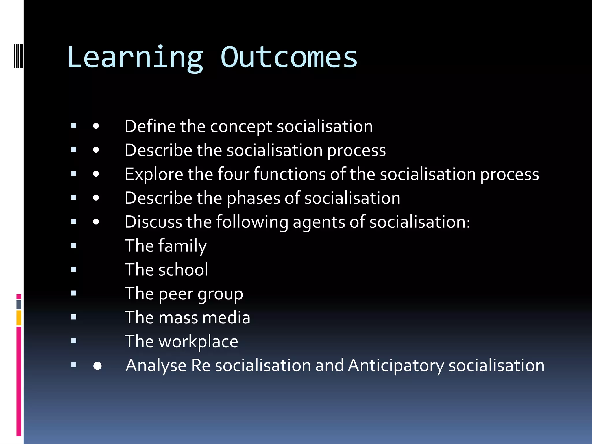 socialisation | PPTX