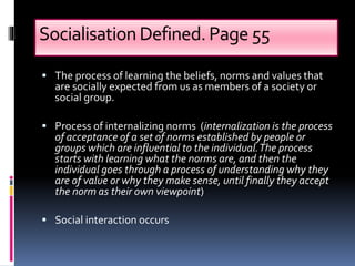 socialisation | PPTX