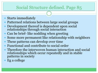 Social structure | PPT