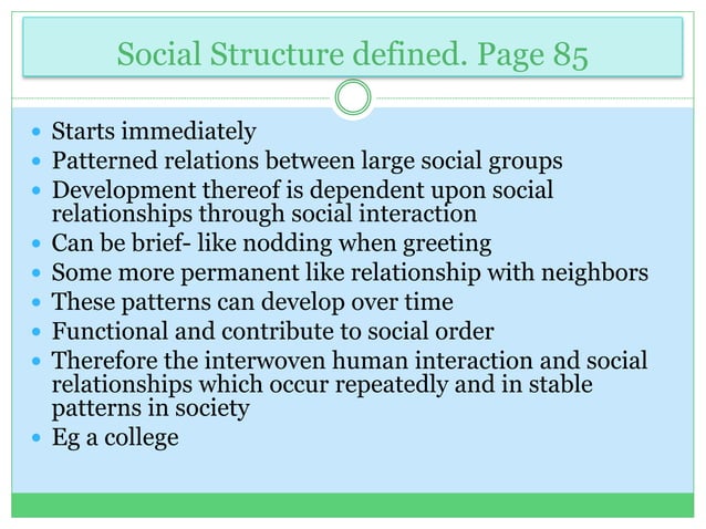 Social structure | PPT