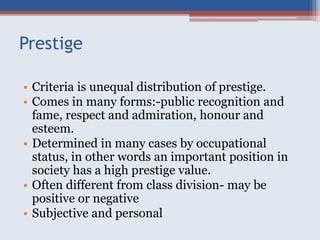 Social stratification | PPT