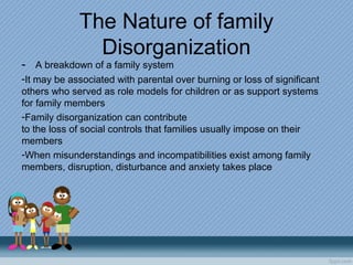 Study unitb 12.1 family disorganisation | PPT