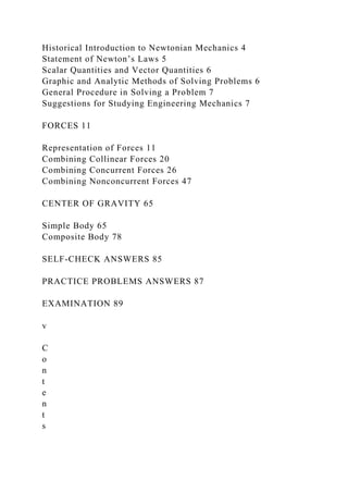 Study UnitEngineeringMechanics, Part 1ByAndrew Pyt.docx