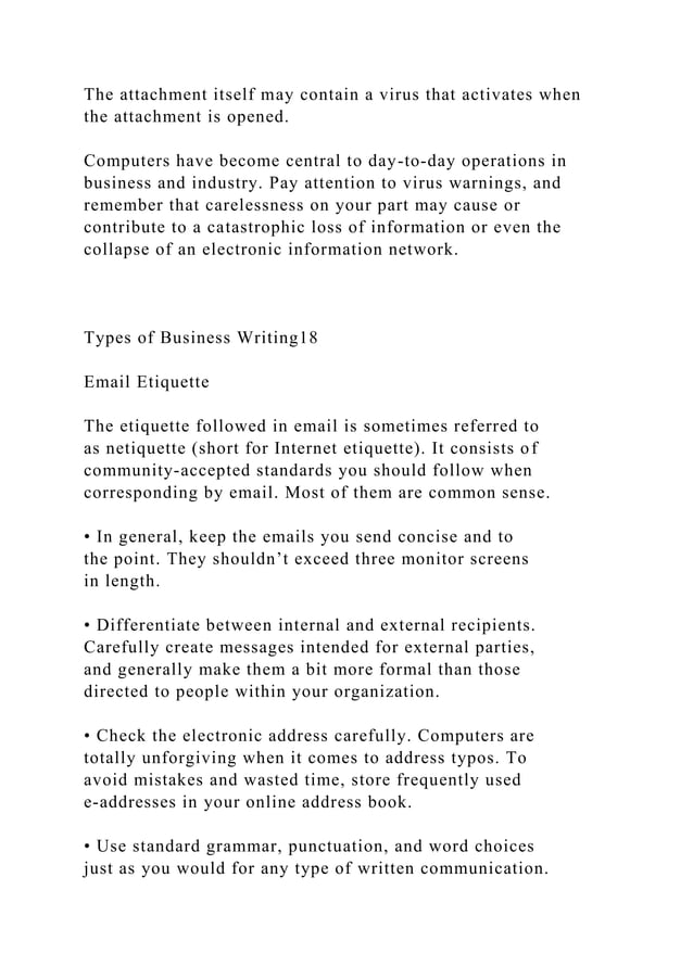 Study UnitTypes of BusinessWritingNo matter what.docx