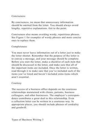 Study UnitTypes of BusinessWritingNo matter what.docx