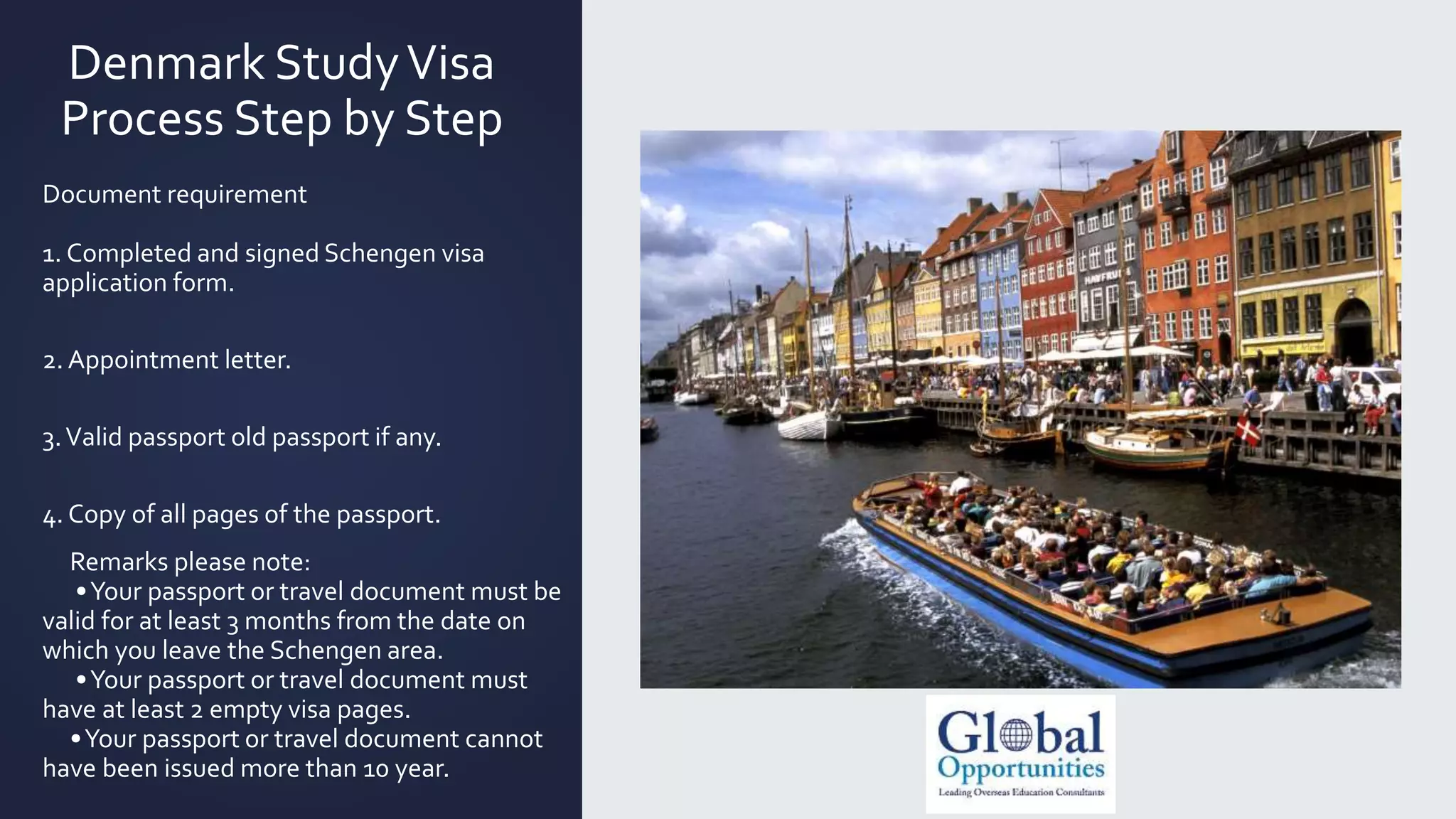 Study Visa in Denmark | PPTX