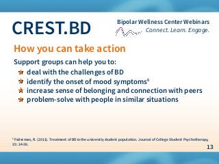 CREST.BD Study & Bipolar Disorder Slides | PDF