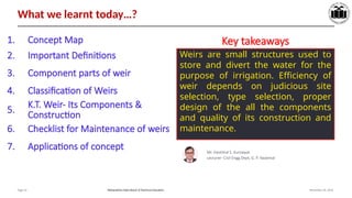 study weir kt.ppt CIVIL ENGINEERING, EDUCATION | PPT