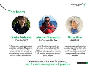 Studyx corporate mobile university | PPT