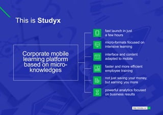 Studyx corporate mobile university | PPT