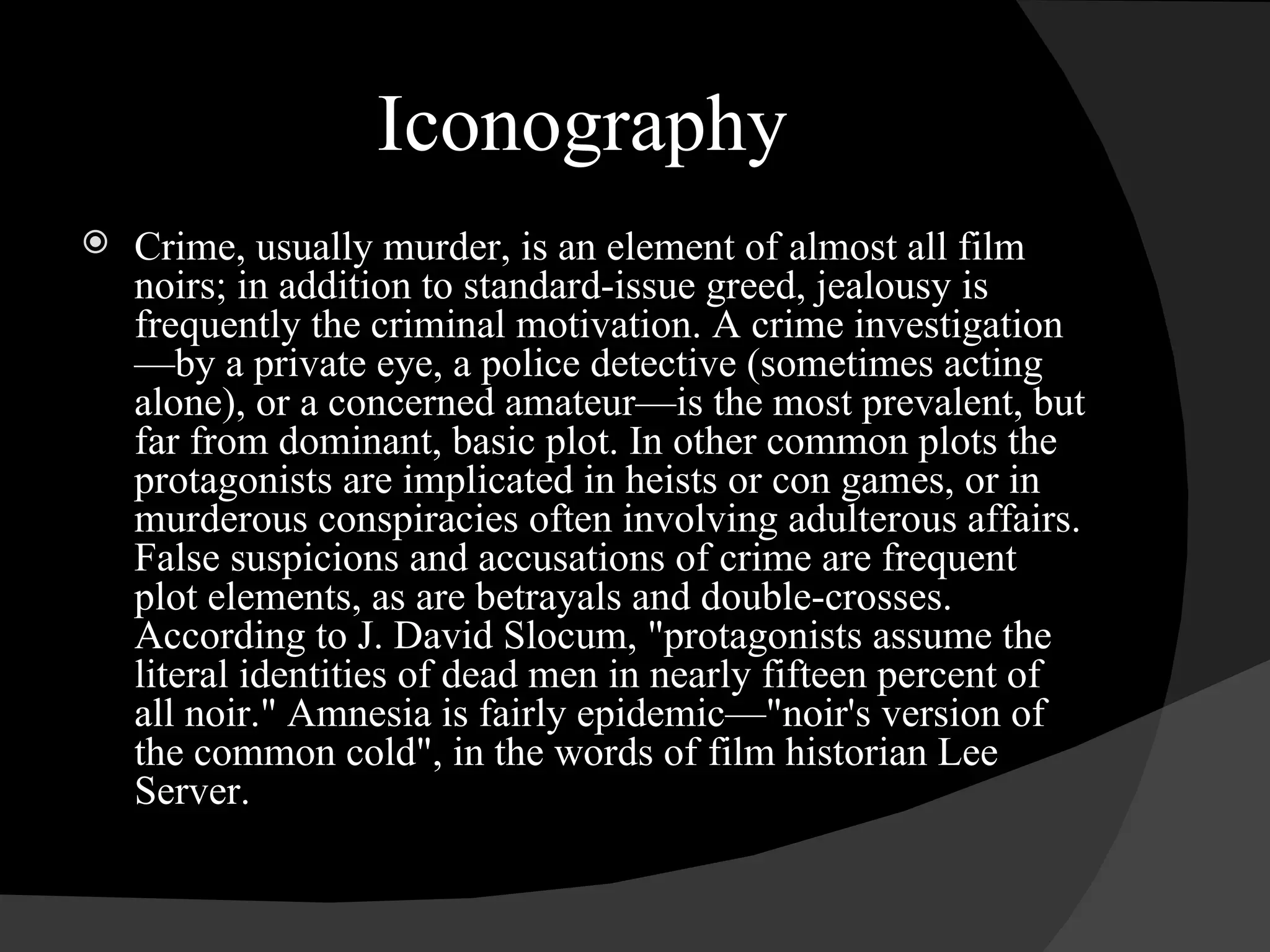 Film Noir Presentation | PPT