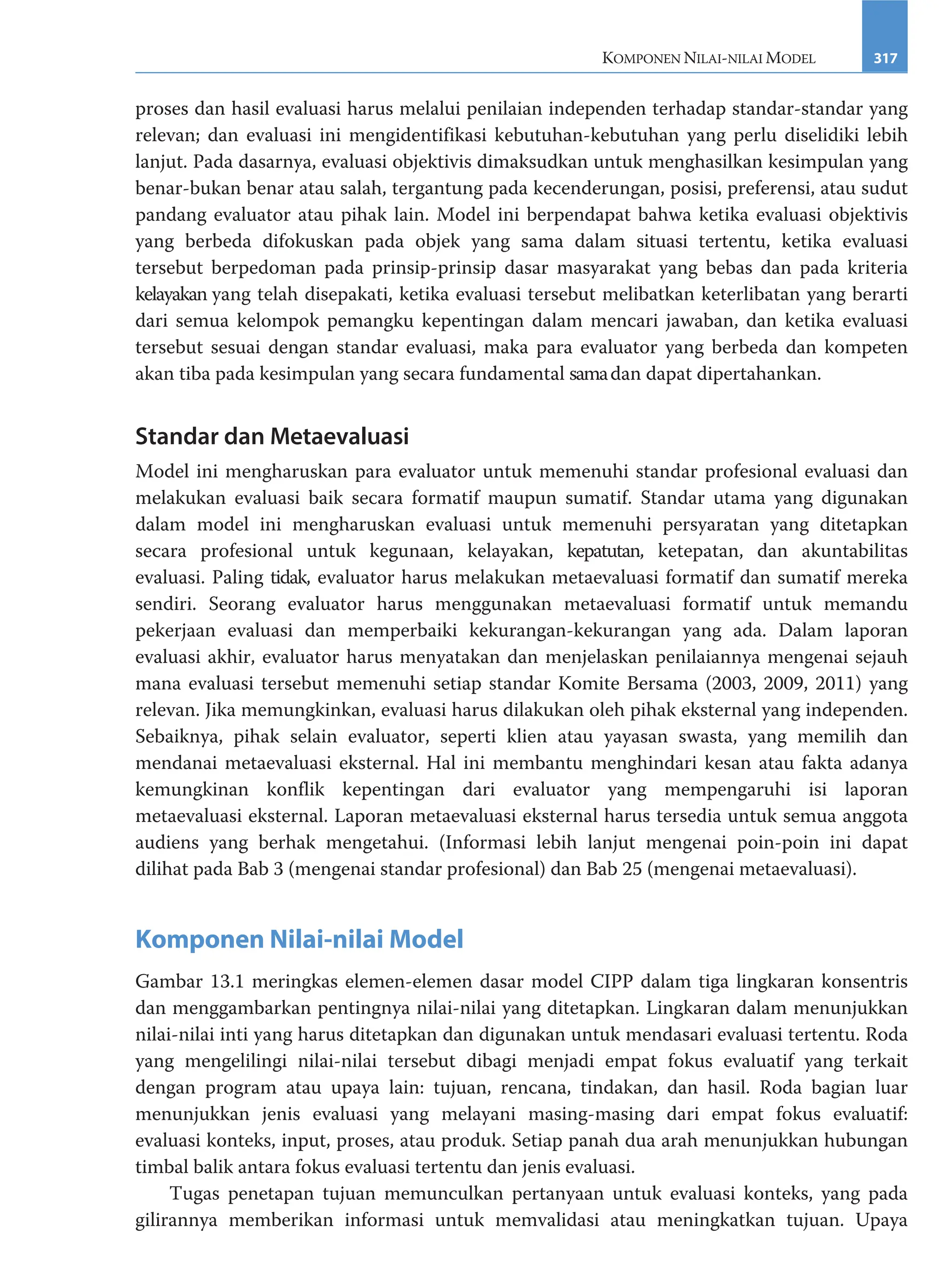 model evaluasi program cipp oleh stufflebeam | PDF