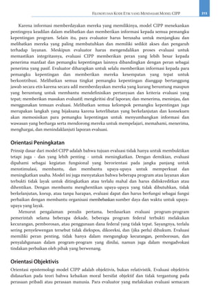 model evaluasi program cipp oleh stufflebeam | PDF