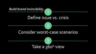 Crisis Ready: Build an Invincible Brand Slide Deck | PPTX