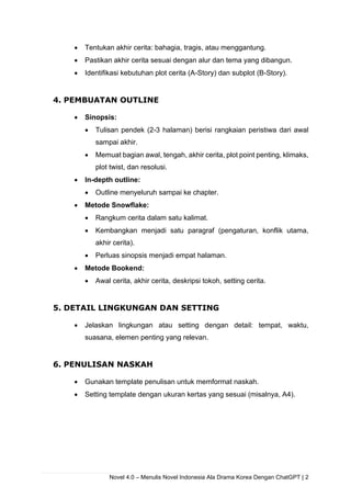PANDUAN MENULIS NOVEL ALA DRAMA KOREA DENGAN CHATGPT - Free Copy.pdf