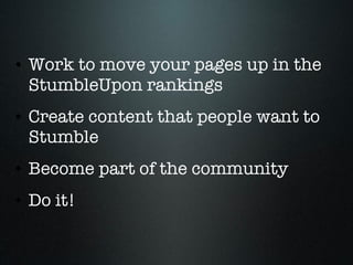 Stumbleupon | PPT