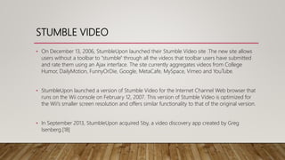 Stumble Upon | PPTX