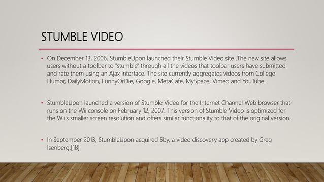 Stumble Upon | PPT
