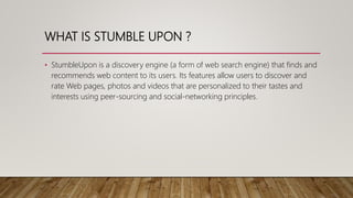 Stumble Upon | PPTX
