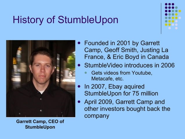 Stumble Upon Project | PPT