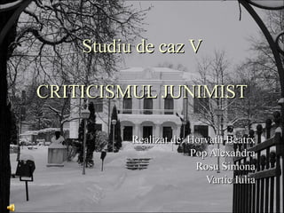 Stundiu De Caz V | PPT