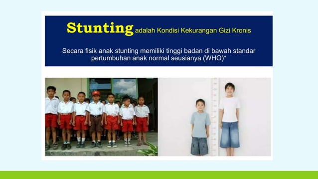 PPT stunting anak presentasi stase mandiri | PPT