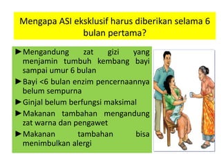 materi tentang penjelasan stunting , tentang asi ekslusif dan tentang ...