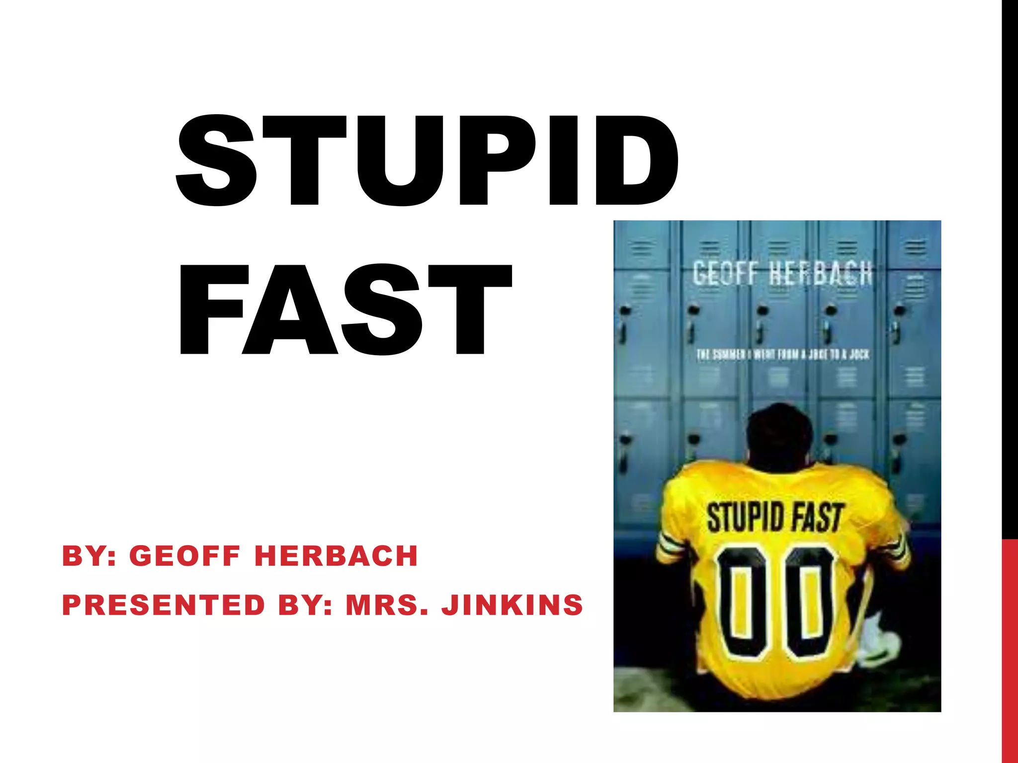Stupid fast book talk | PPTX