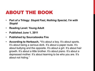 Stupid fast book talk | PPTX