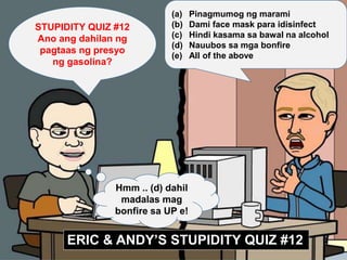 Stupidity Quiz Week#3 | PPT