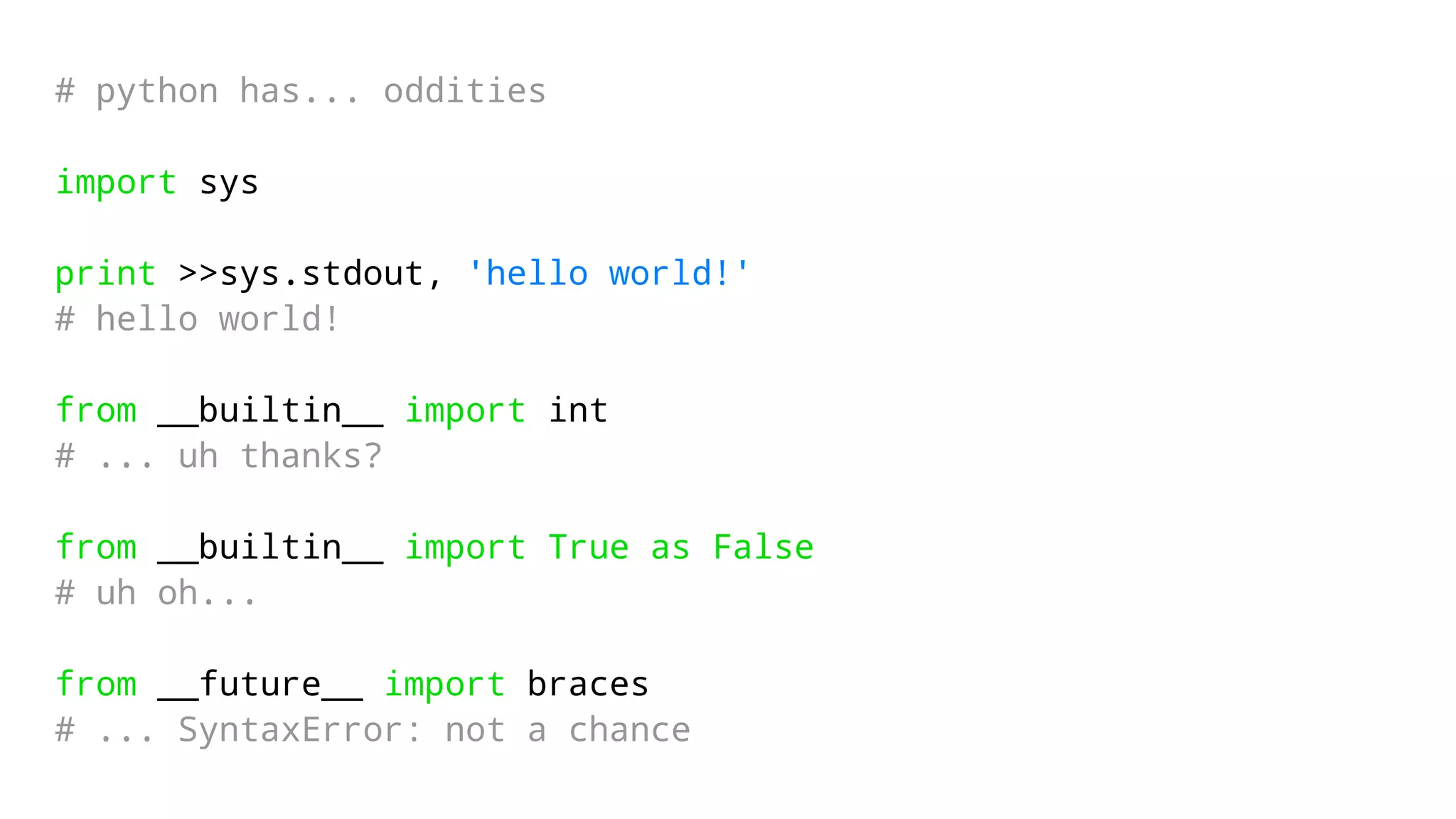 Stupid Awesome Python Tricks | PDF