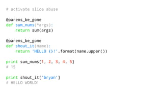 Stupid Awesome Python Tricks | PDF