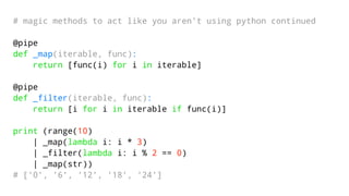 Stupid Awesome Python Tricks | PDF