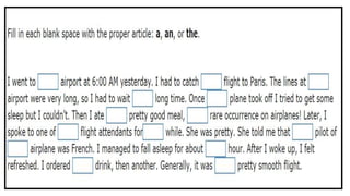 Structure of English Articles Presentation | PPTX