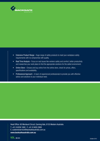 New Range of Sturgo industrial ladders by Backsafe Australia | PDF