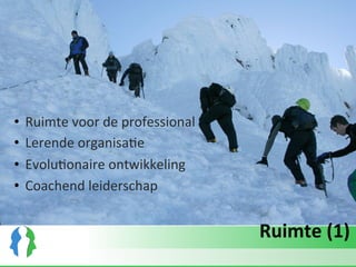 Sturing van professionaliteit door de jaren heen | PPT