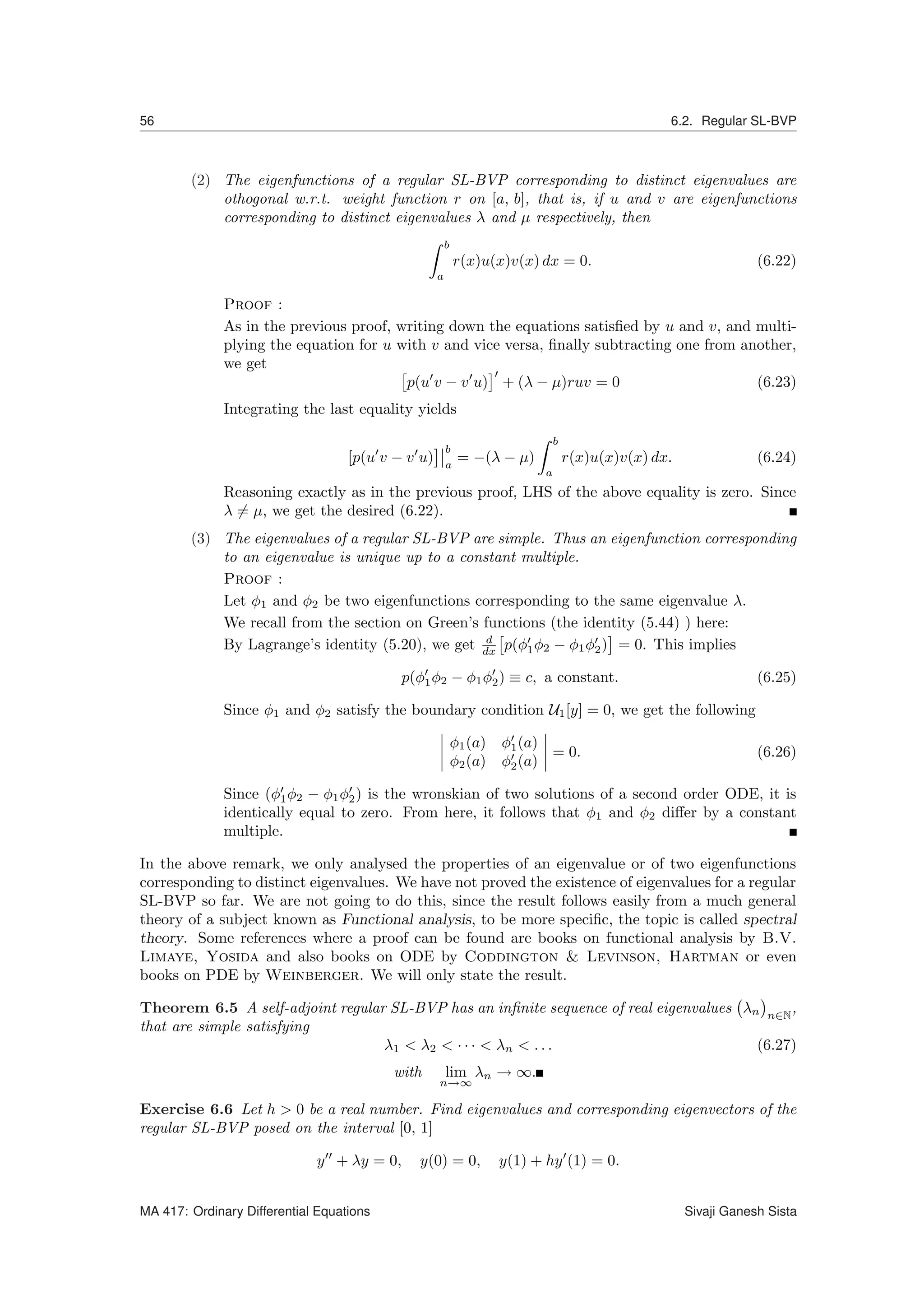 Sturm liouville problems6 | PDF