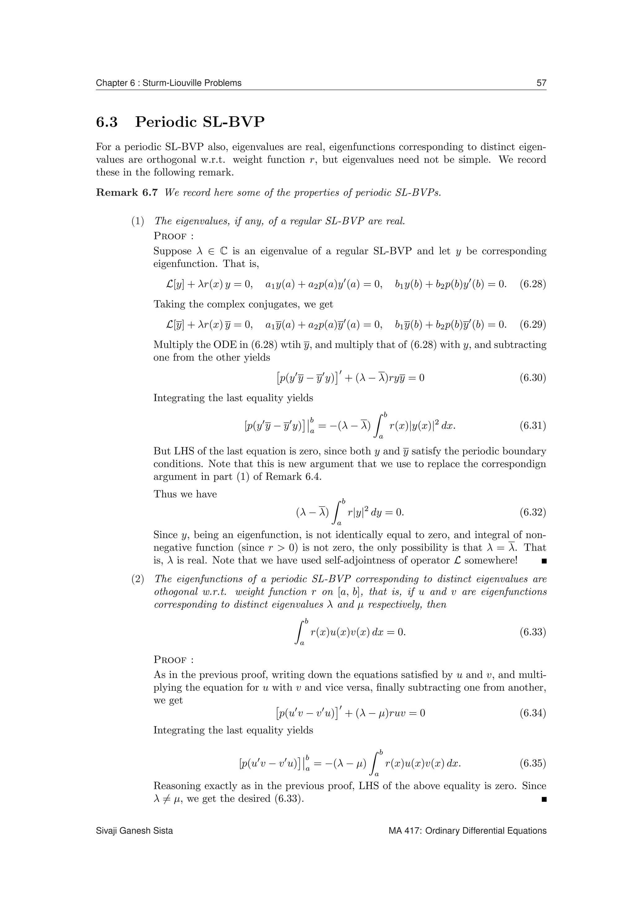 Sturm liouville problems6 | PDF