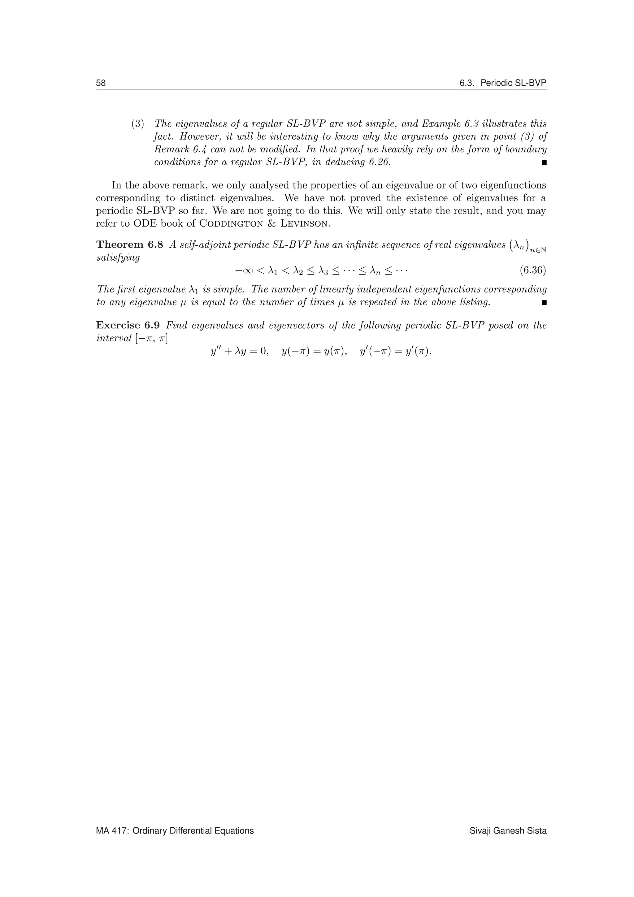 Sturm liouville problems6 | PDF